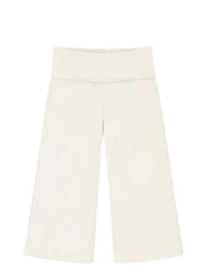 ODDLI Cropped Gaucho Trousers - Cream