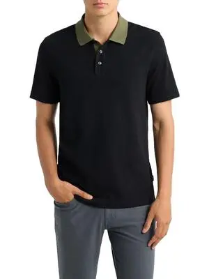 BOSS Parlay Cotton Polo - Black