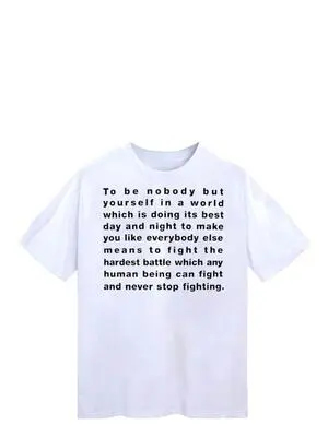 VERYRARE Be Yourself Tee - White
