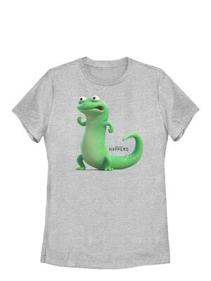 HOPPERS Tom Lizard Angry Pose Graphic T-shirt - Athletic Heather