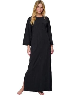 BY TESS By Tess Kat Maxi Dress With Side Slits Black
