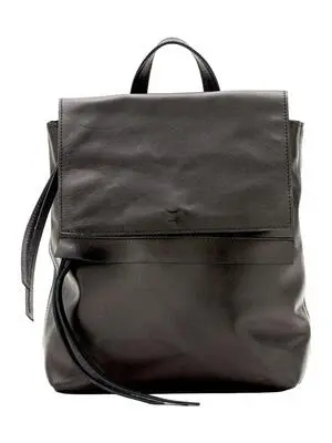 RAVEN + LILY Zilker Leather Backpack - Black