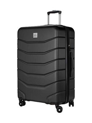 SKYWAY Silverton Hardside Expandable Medium Checked Luggage - Black
