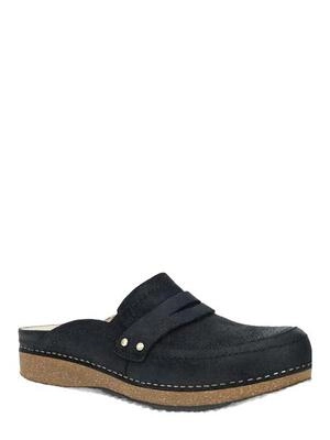 Dansko Maggy Penny Loafer Platform Clog - Black