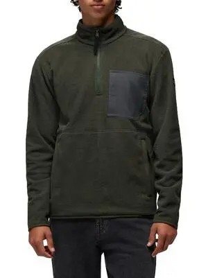Prana Stretch Zion Fleece Quarter Zip Pullover - Spruce