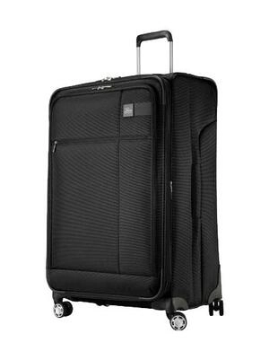 SKYWAY Sigma 7.0 Softside Expandable 28" Checked Spinner Luggage - Black