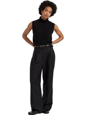 Chinti & Parker Wool-cashmere High-neck Tank - Black