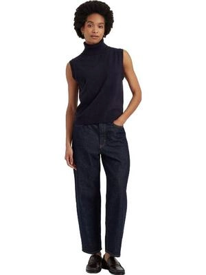 Chinti & Parker Wool-cashmere High-neck Tank - Navy