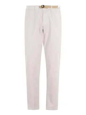 WHITE SAND Casual Trousers With Belt - No