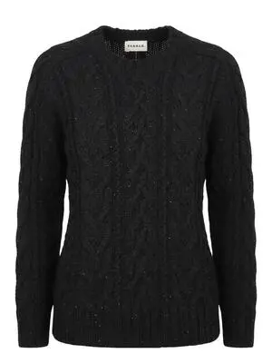 P.a.r.o.s.h P.A.R.O.S.H. Crew-Neck Sweater With Ribbed Cuffs And Hem Nero