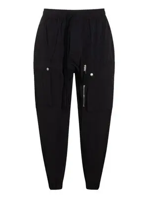 THOM KROM Drawstring Wide-leg Casual Trousers - Black