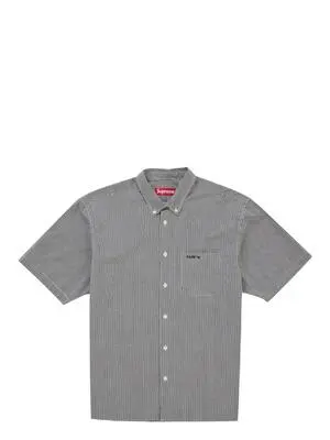 Supreme Gingham Short Sleeve Shirt - Black