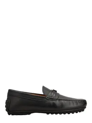 TOD'S City Gommino Loafers In Leather - Black