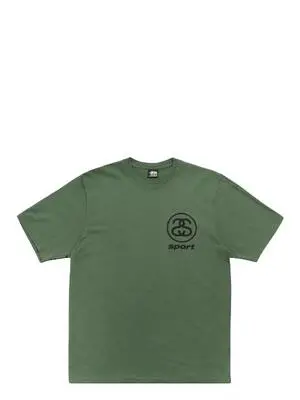 StÜssy Link Sport Pigment Dyed Tee Shirt - Pine