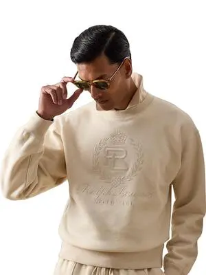 Ralph Lauren Purple Label Cotton-cashmere Sweatshirt - Limestone