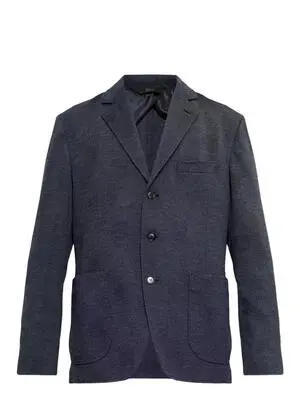 Brioni Wool Single-breasted Blazer - Blue