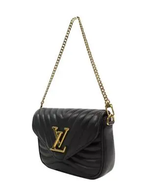 LOUIS VUITTON New Wave Shoulder Bag - Black