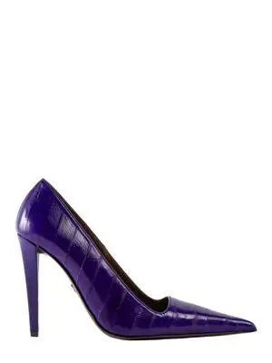 GIUSEPPE ZANOTTI Giuseppe Zanotti Eel Leather High Heel Pumps Purple
