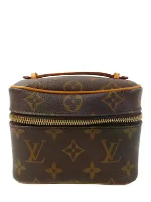 LOUIS VUITTON Monogram Nice Nano Makeup Bag - Brown