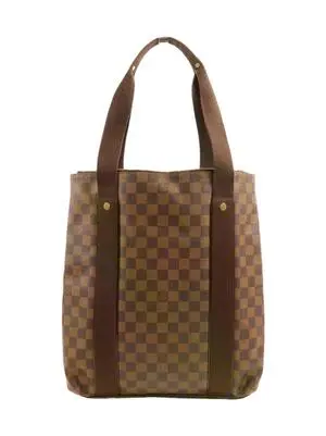 LOUIS VUITTON Beaubourg Damier Ebene Tote Bag - Brown