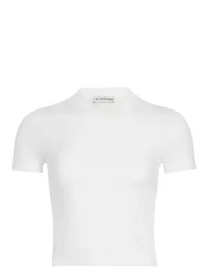 ALTUZARRA Altuzarra Manny Short-Sleeve Sweater