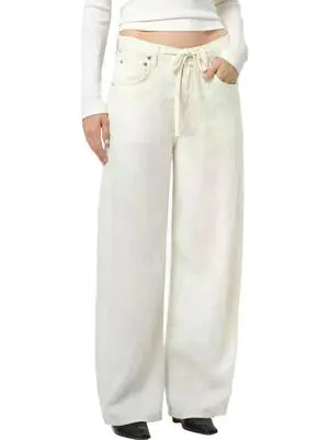 Citizens Of Humanity Citizens Of Humanity Brynn Wide Leg Trousers Neutrals