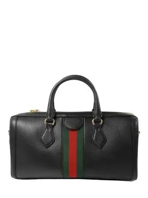 Gucci Ophidia Web Stripe Tote Bag - Black