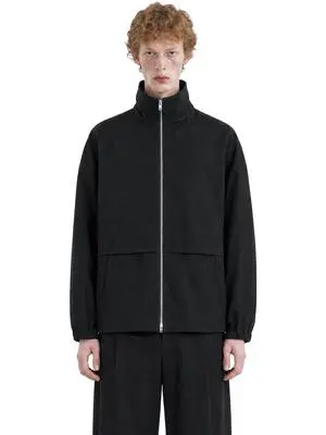 JIL SANDER Blouson 149 Water-repellent Soft Wool - Black