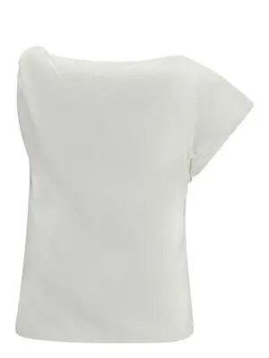 Pinko Marlena Knotted Sleeveless Top - White