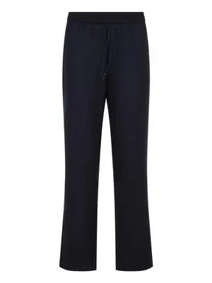 Sease Seamless Mindset Wool Straight-leg Trousers - Blue