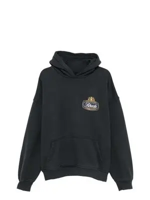 Rhude Safari Crest Hoodie - Blkblured
