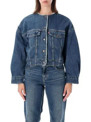 LEVI'S Denim Utility Coat - Mid Blue