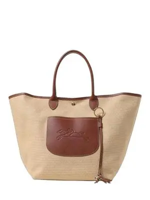 Longchamp Le Pliage Basket L Woven Tote - Brown