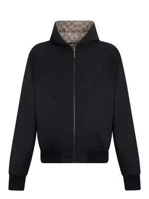 Gucci Reversible Hooded Bomber Jacket - Black