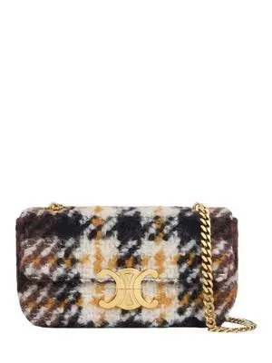 Celine Triomphe Shoulder Handbag - Yellow/brw