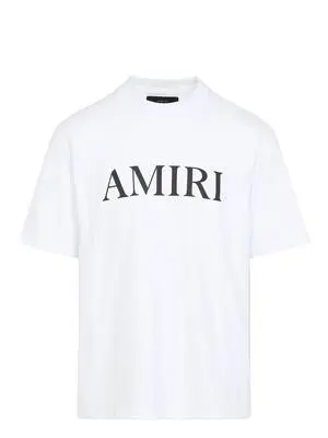 Amiri Amiri Core Logo-Print Cotton T-Shirt White