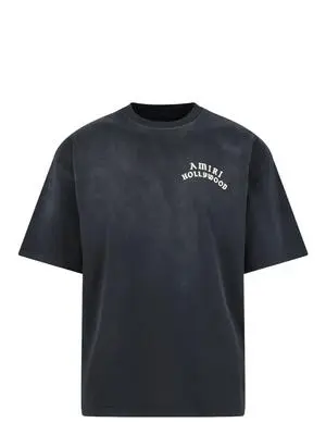 Amiri Hollywood Oversized Tee - Black