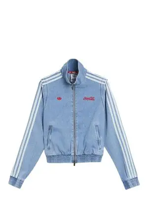 ADIDAS ORIGINALS Cotton Classic Firebird Track Top - Denim