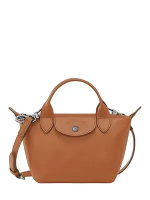 Longchamp Foldaway Xtra Tote Handbag - Cashew