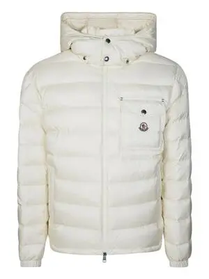 Moncler Moncler Verith Quilted Jacket With Hood Cream