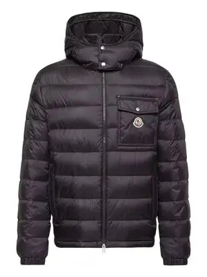 Moncler MONCLER Verith Quilted Down Jacket With Hood Darkblue