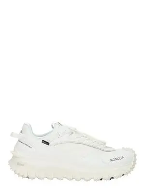 Moncler Low Top Sneakers With Thick Sole - White