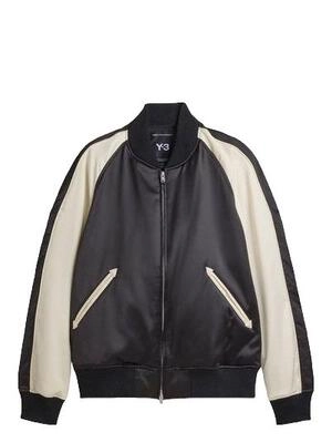 Y3 Graphic Souvenir Bomber Jacket - Blackcore