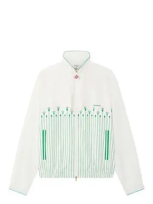 Casablanca Printed Zip-up Windbreaker Jacket - Floral