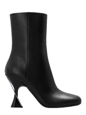 Gucci Mini Bootie With Sculptural Heel - Black