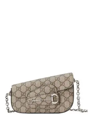 Gucci 1955 Horsebit Mini Handbag - Beigeebony
