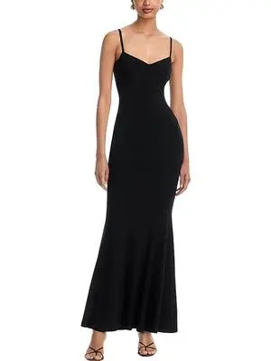 NORMA KAMALI Norma Kamali Underwire Fishtail Gown