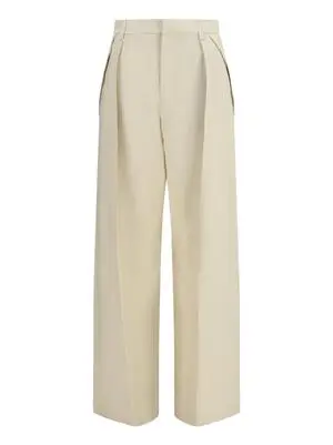 Jacob Cohen Pleated Wide-leg Trousers - Light Brown