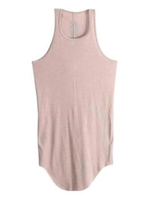 Rick Owens Ribbed Tank - Rose
