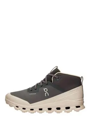 On Cloudroam Waterproof High Top Sneakers - Eclipse/cream